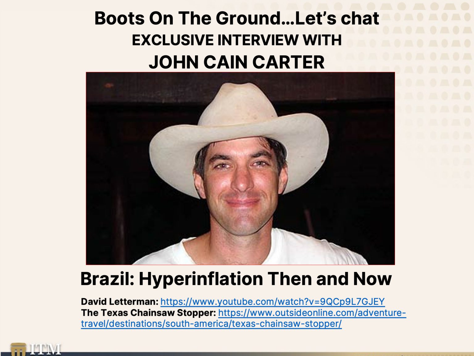 Lessons Learned from Brazilâ€™s Hyperinflation...with John Cain Carter ...