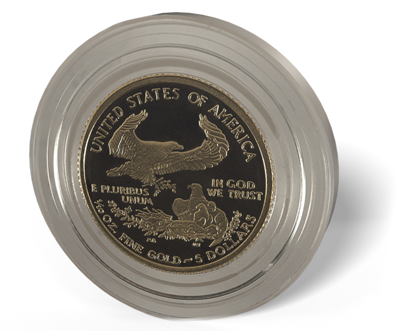 1/10 oz American Gold Eagle Capsule.Buy Gold & Silver Strategically ...