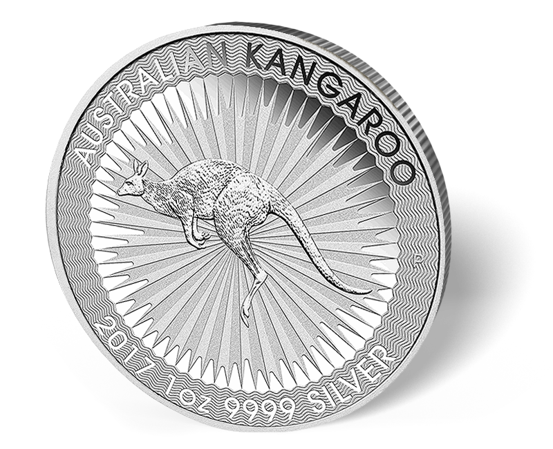1 oz Australian Silver Kangaroo Coin (Random Year, Varied Condition ...
