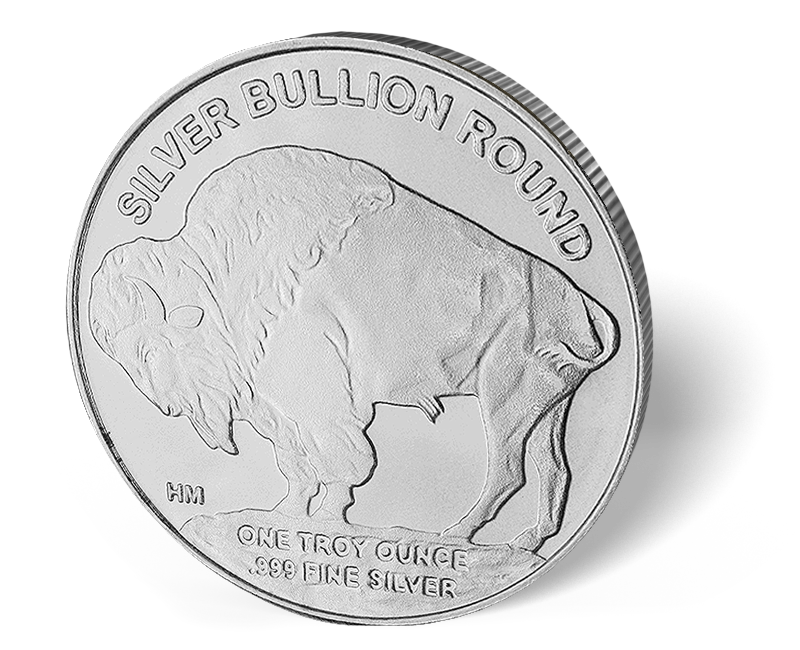 1 oz HM Buffalo Silver Round (New) - 1 oz Silver Coin | ITM Trading ...