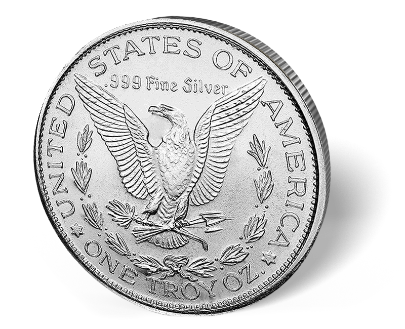 1 oz HM Morgan Silver Round - 1 oz Silver Coin | ITM Trading™.Buy Gold ...